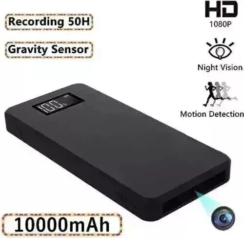 Hidden Power Bank Spy Camera 1080p | Motion Detection